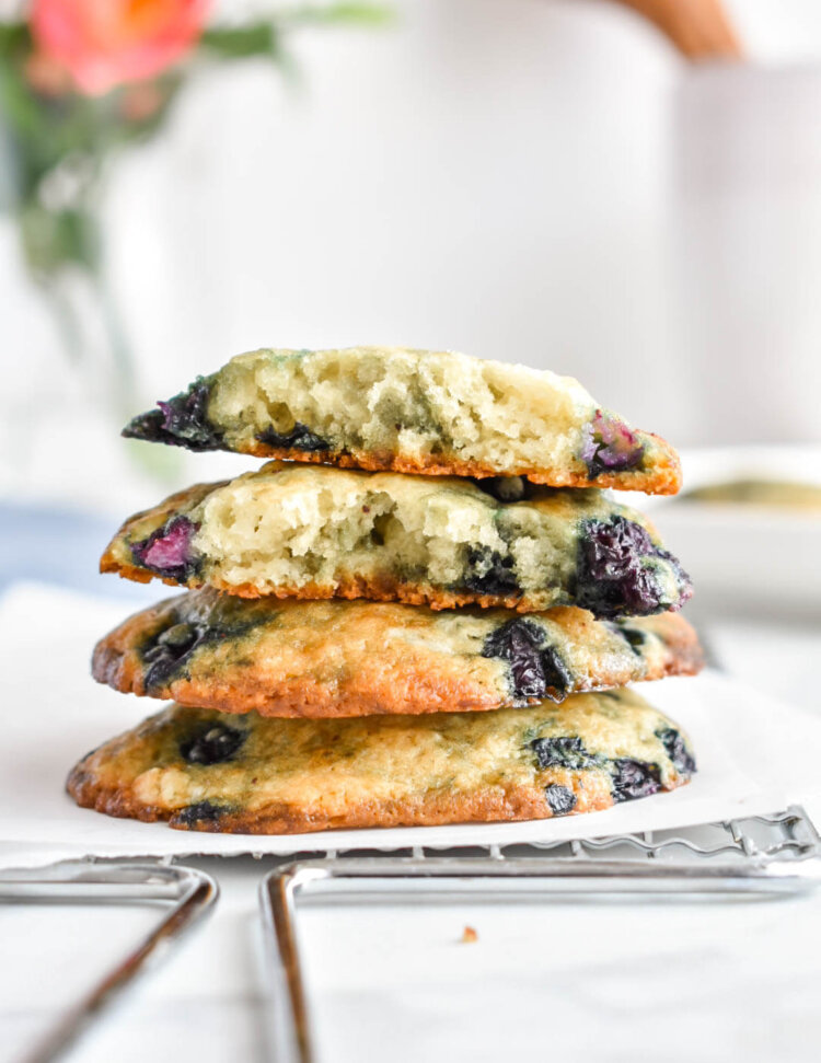 Blueberry Muffin Tops - Herbs & Flour