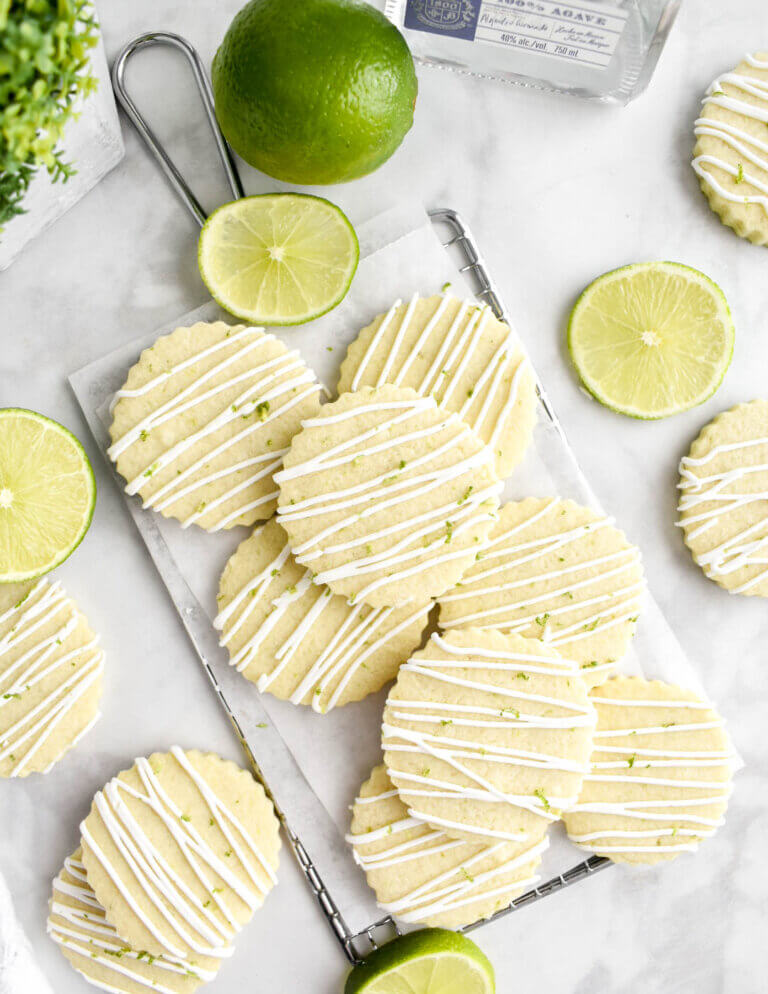 Tequila and Lime Sugar Cookies - Herbs & Flour