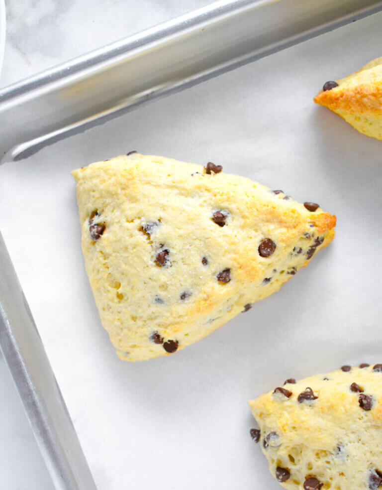 Chocolate Chip Scones - Herbs & Flour
