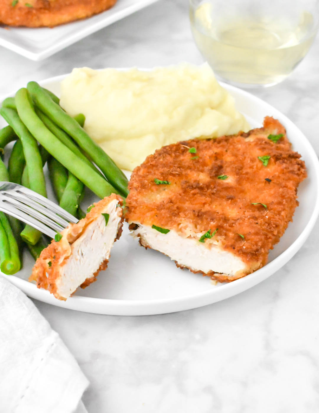 Crispy Chicken Cutlets - Herbs & Flour