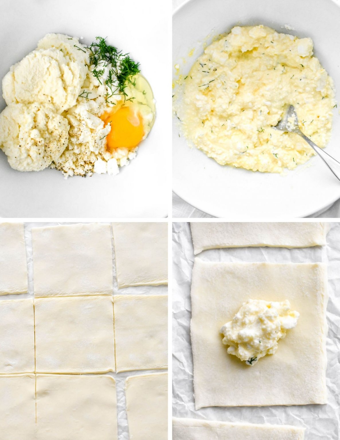 Tiropita with Puff Pastry - Herbs & Flour