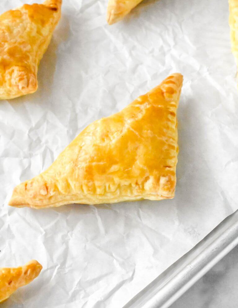 Tiropita with Puff Pastry - Herbs & Flour