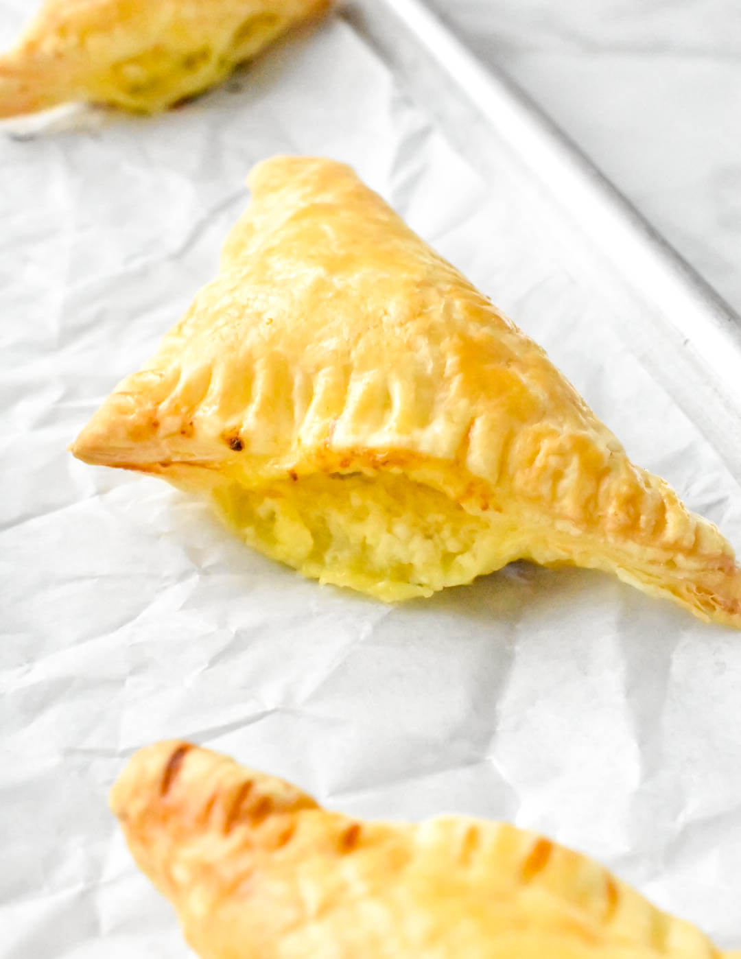 Tiropita with Puff Pastry - Herbs & Flour