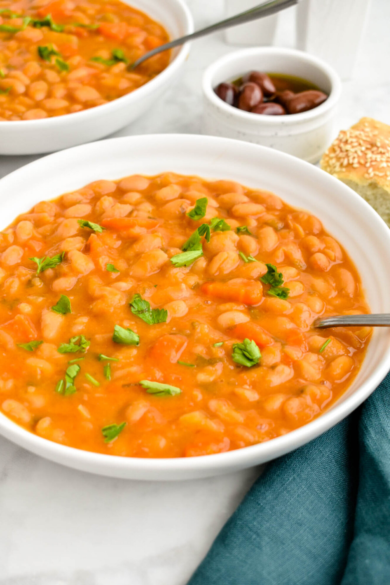 Fasolada (Greek White Bean Soup) Recipe - Herbs & Flour