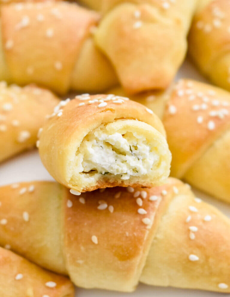 Tiropita with Homemade Dough (Greek Cheese Pies) - Herbs & Flour