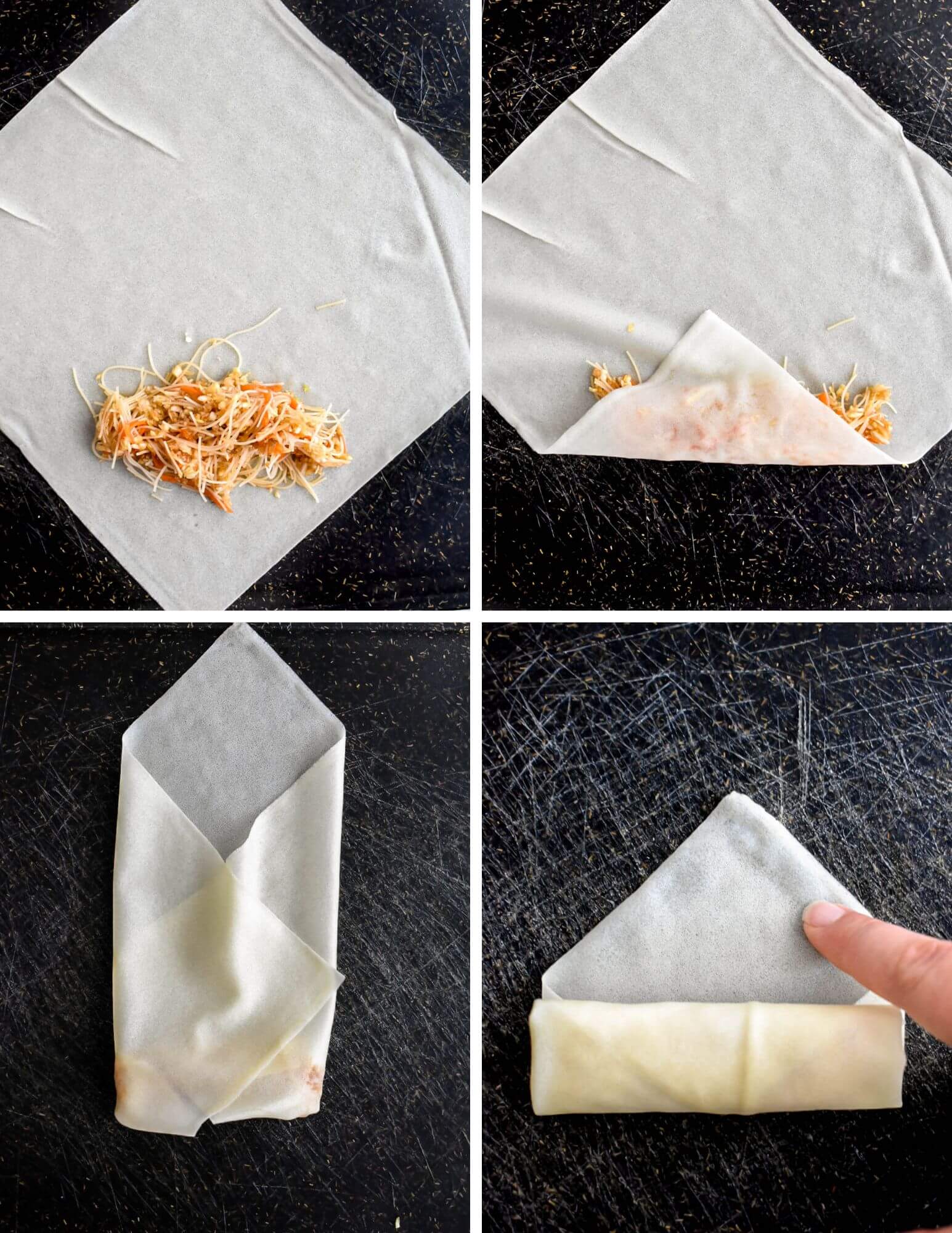 Crispy Vegetable Spring Rolls Recipe (Fry, Bake, or Air Fry) - Herbs ...