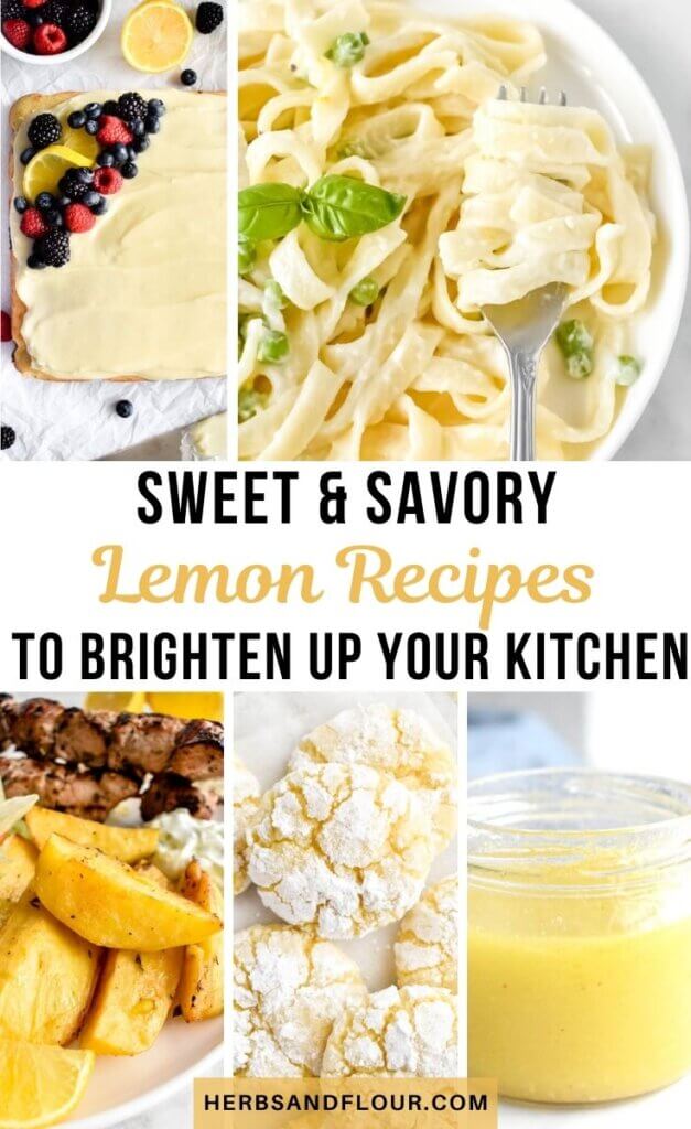 25 Sweet and Savory Lemon Recipes to Brighten Up Your Kitchen - Herbs ...